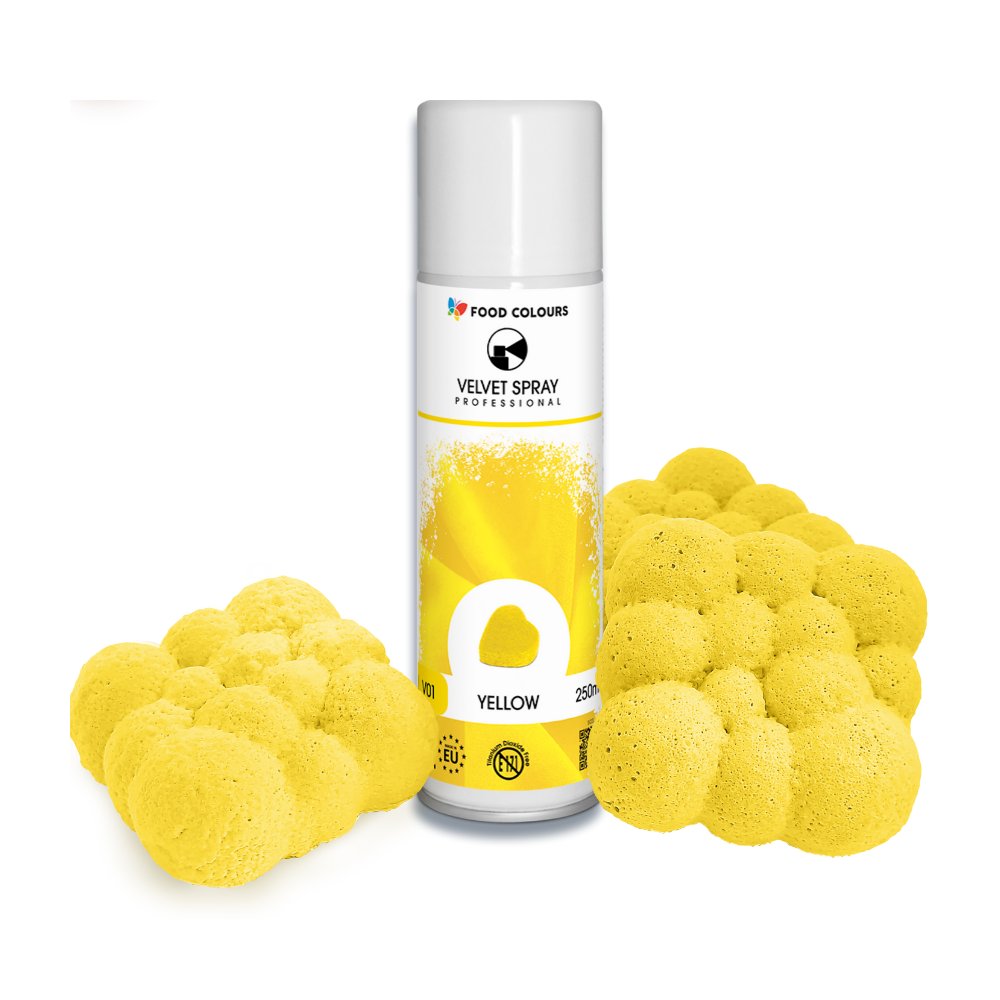 Food Colours Velvet Spray Yellow 250ml - Inna marka | Sklep EMPIK.COM