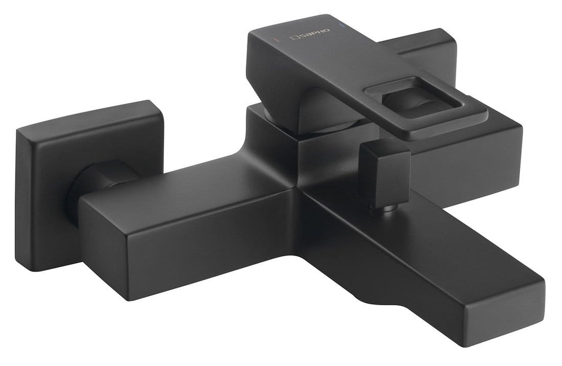 FORATA bateria wannowa ścienna, czarny mat - Inna marka | Sklep EMPIK.COM