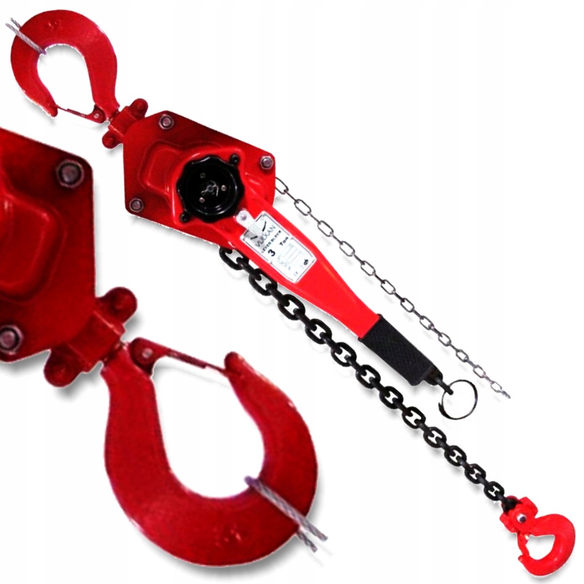 FORCEKRAFT Wciągarka WISZĄCA grzechotkowa 1,5 TONY 1,5m ŁAŃCUCH - Forcekraft | Motoryzacja EMPIK