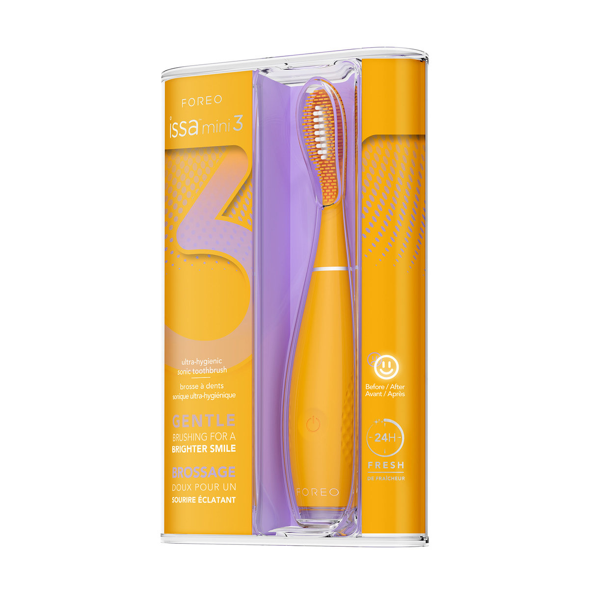 Foreo Issa Mini 3 Ultra-Higieniczna Szczoteczka Soniczna 4 W 1, Mango ...