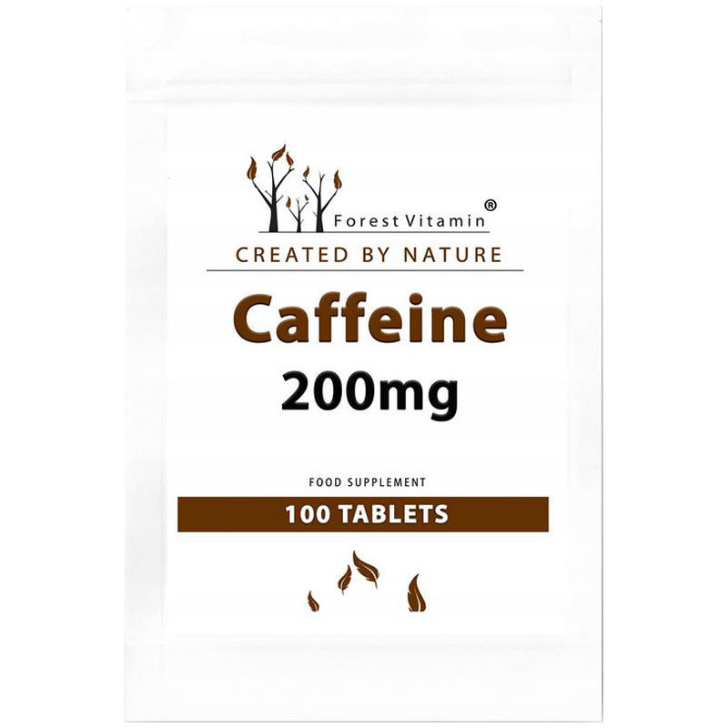 Forest Vitamin, Caffeine 200mg, Suplement diety, 100 tab. | Sklep EMPIK.COM