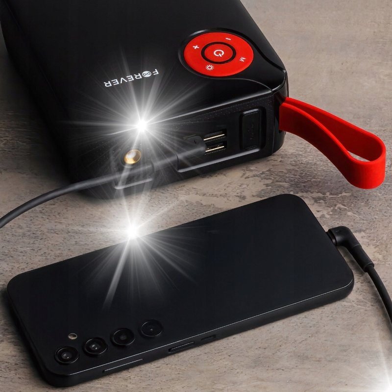 Forever jump starter 4w1 JS-400 7200mAh POWERBANK KOMPRESOR booster ...