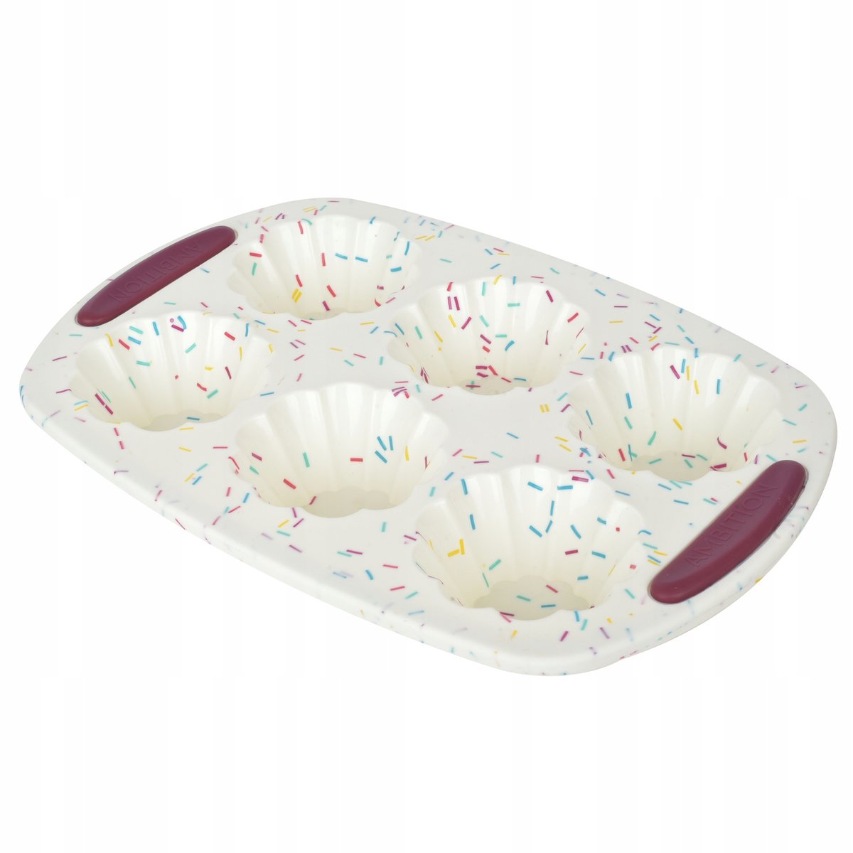 Forma do pieczenia 6 muffinek Felice 30 x 20,5 cm kremowa AMBITION - Ambition | Sklep EMPIK.COM