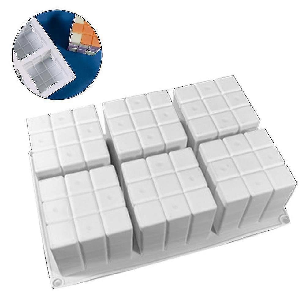 Forma silikonowa do ciasta Cube Fondant - 3D Magic Cube Mold, forma do ...