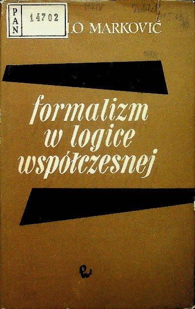 Formalizm w logice współczesnej - W opisie | Książka w Empik