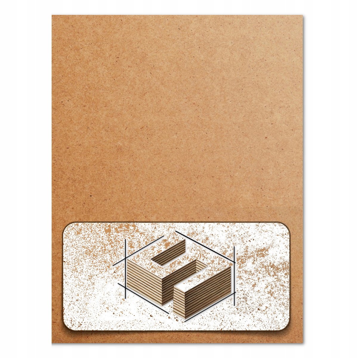 FORMATKA 3mm HDF SKLEJKA DO LASERA CNC GRAWER 21x29.7cm 210x297mm A4 1 ...