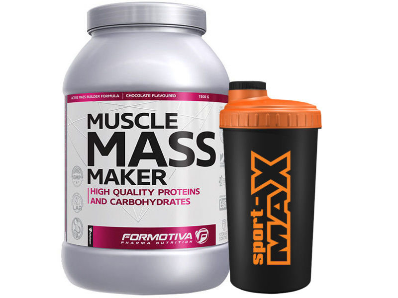 Formotiva, Odżywka węglowodanowo-białkowa, Muscle Mass Maker, 3000 g ...