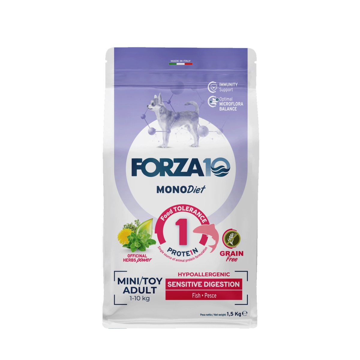 Forza10 Mini/Toy Monodiet Sensitive Digestion Ryba Dla Psa 1,5Kg - Forza10 | Sklep EMPIK.COM