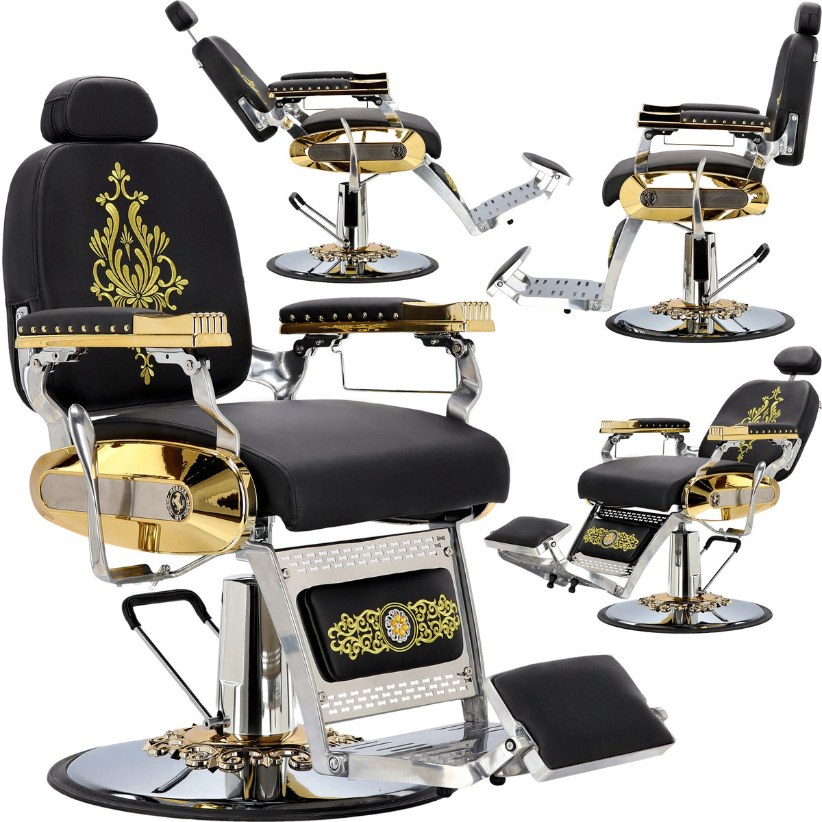 Fotel fryzjerski barberski hydrauliczny do salonu fryzjerskiego barber shop Apollo Barberking w ...