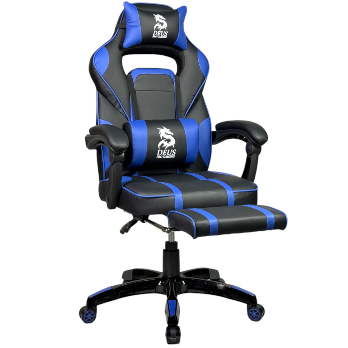 Fotel Gamingowy Krzesło gracza Alpha Gaming Large Blue - Alpha Gaming ...