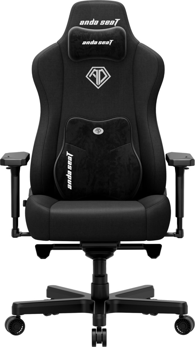 Fotel gamingowy materiałowy Anda Seat Kaiser 3E XL Black Fabric - Anda ...