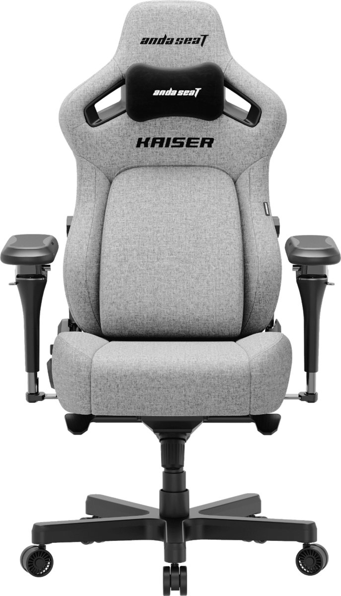 Fotel gamingowy materiałowy Anda Seat Kaiser 4 V2 Size XL Gray Fabric ...