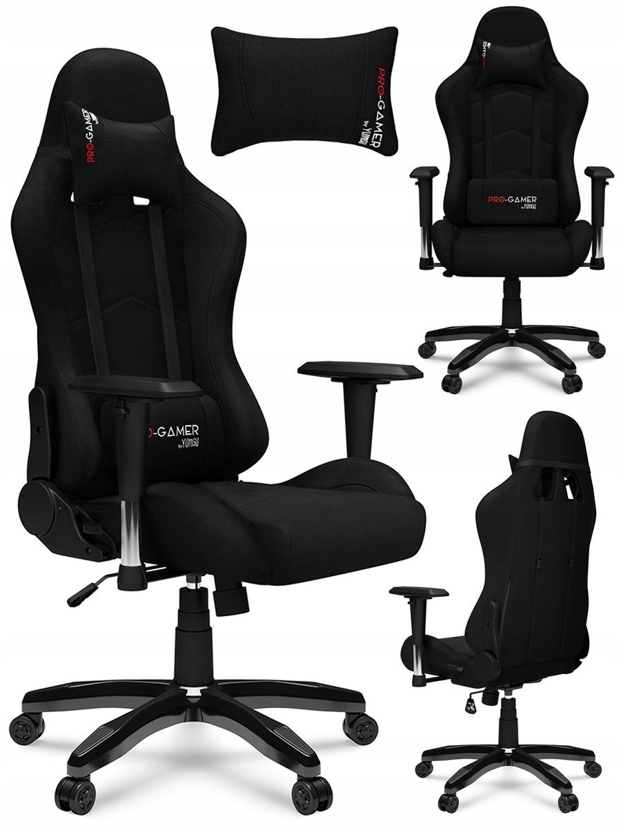 Fotel gamingowy Pro-Gamer FALCON Plus Czarny - inna (Inny) | Sklep ...