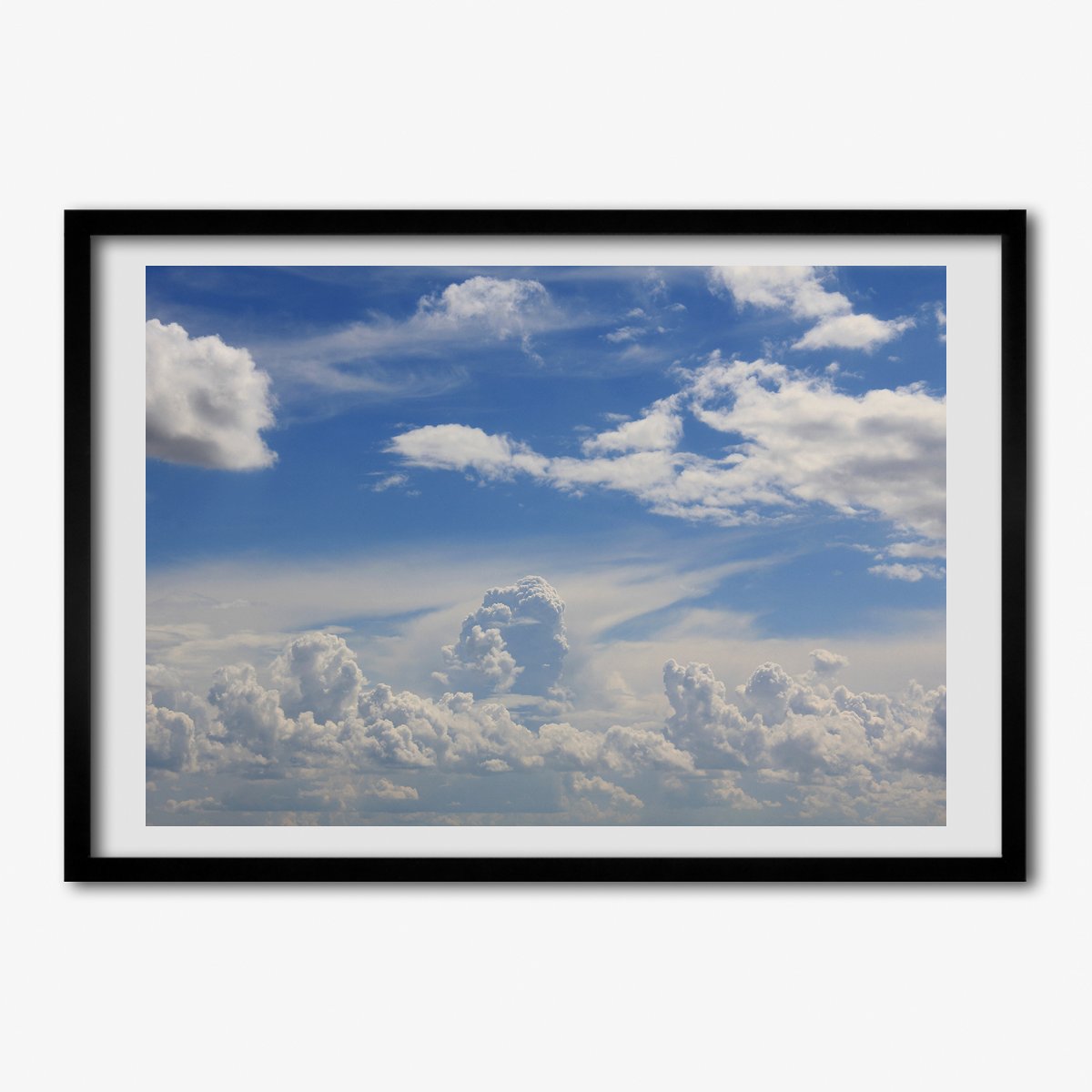 Foto grafika w ramce TULUP Chmury na niebie 70x50 cm - Tulup | Sklep ...