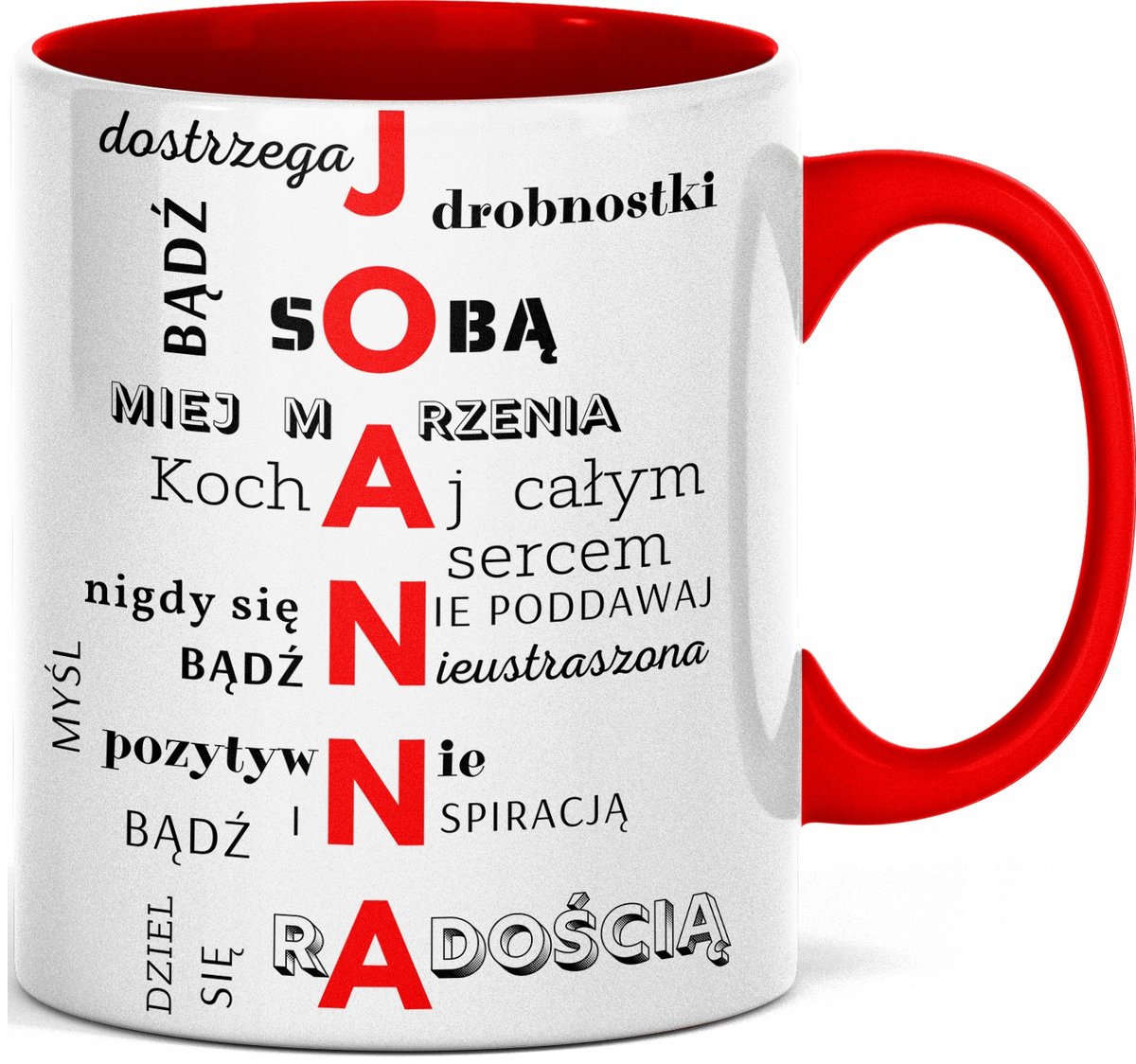 FOTO Kubek z imieniem IMIENINY DLA JOANNY, JOASI, ASI, AŚKI IMIĘ JOANNA ...