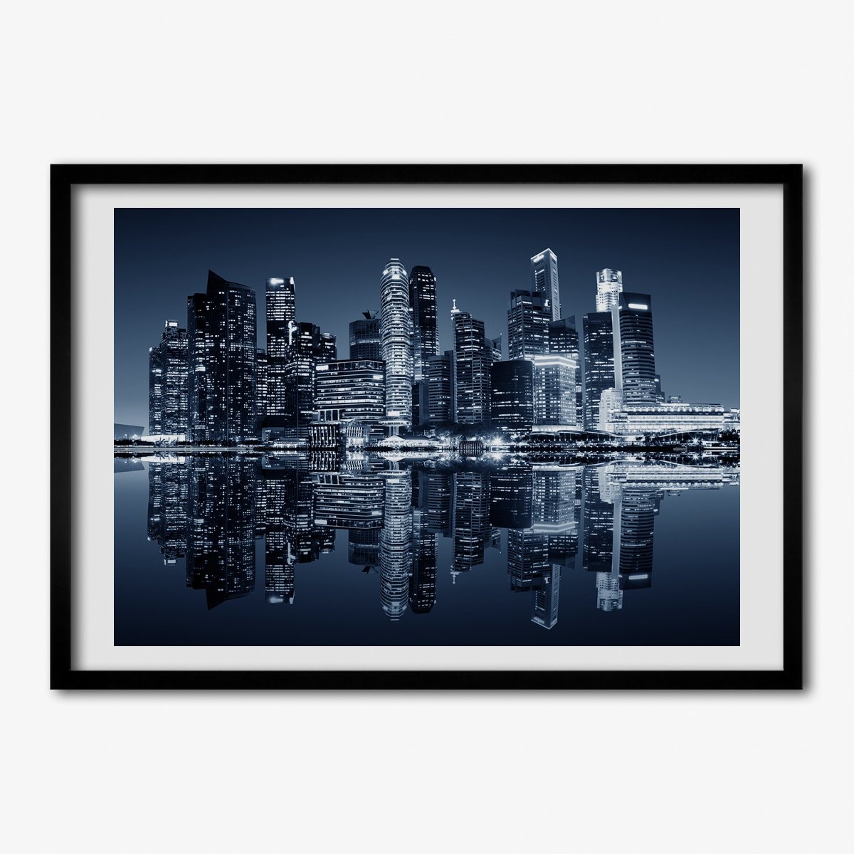 Fotoobraz na ścianę do salonu TULUP Singapur nocą 70x50 cm - Tulup ...