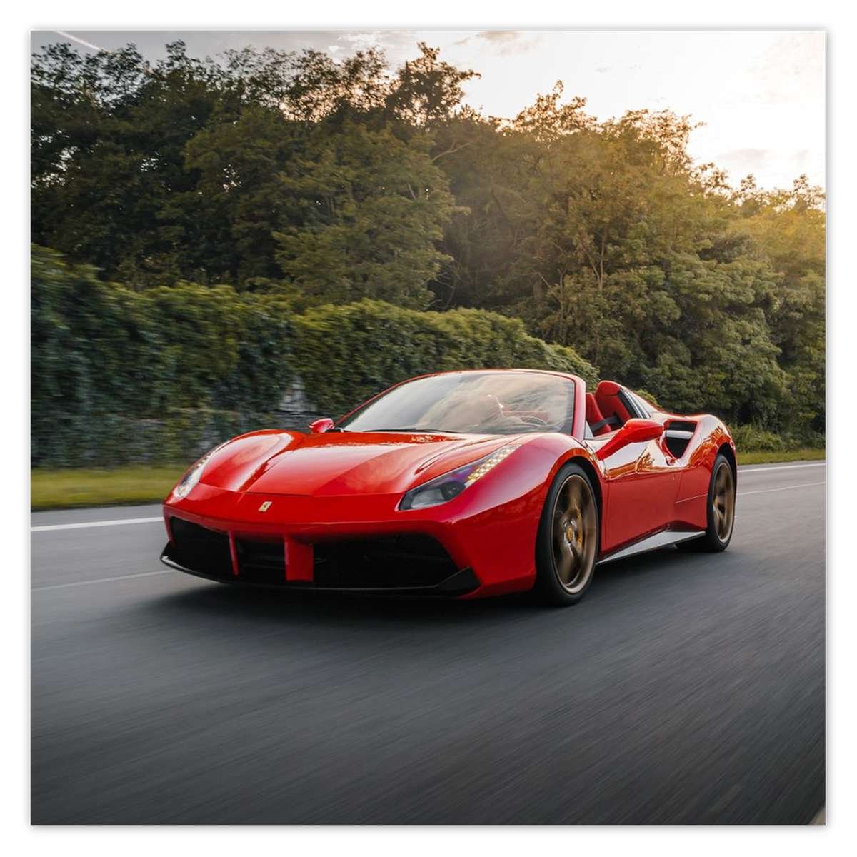 Fototapeta 312x312 Czerwone Ferrari - ZeSmakiem | Sklep EMPIK.COM