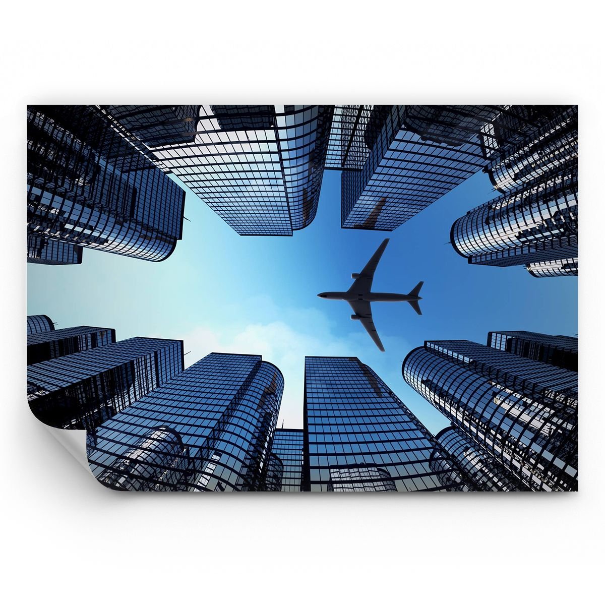 FOTOTAPETA Architektura, Samolot, Miasto TAPETA NA ŚCIANĘ DO SYPIALNI ...