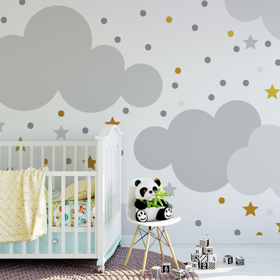 Fototapeta DEMURAL Dziecięce obłoki FDB467-L 220x255 cm - Demural ...