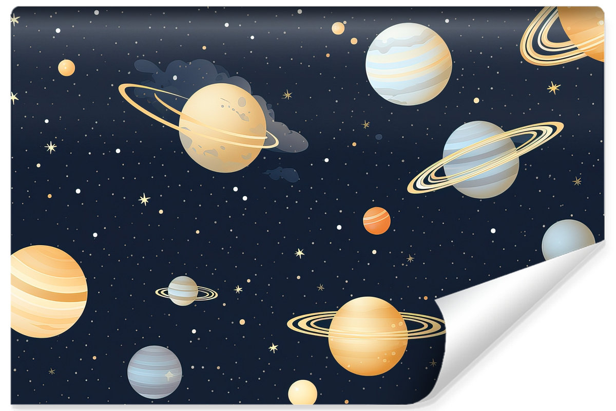 Fototapeta Dla Dzieci Kosmos Planety Gwiazdy Galaktyka 405cm X 270cm - Muralo | Sklep EMPIK.COM