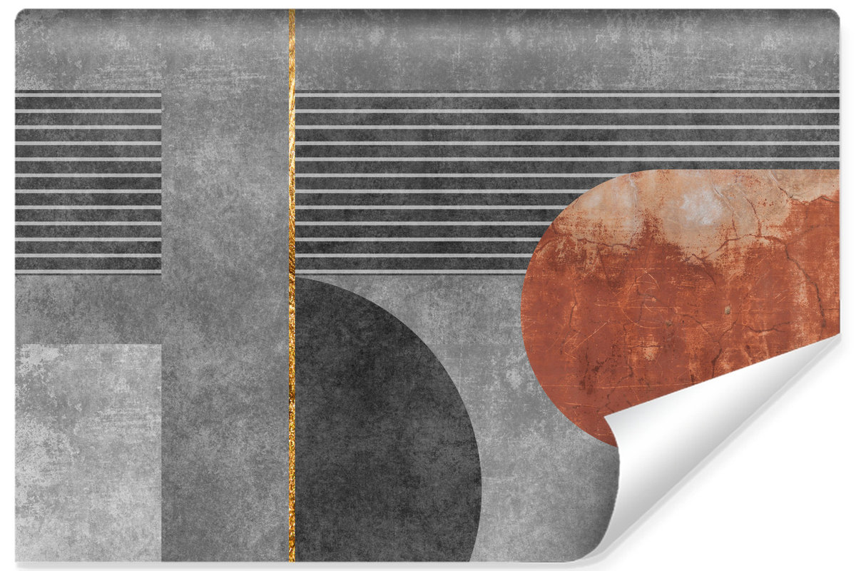 Fototapeta Do Jadalni Wzór Geometryczny Beton Mural Abstrakcja 270cm X 180cm - Muralo | Sklep ...