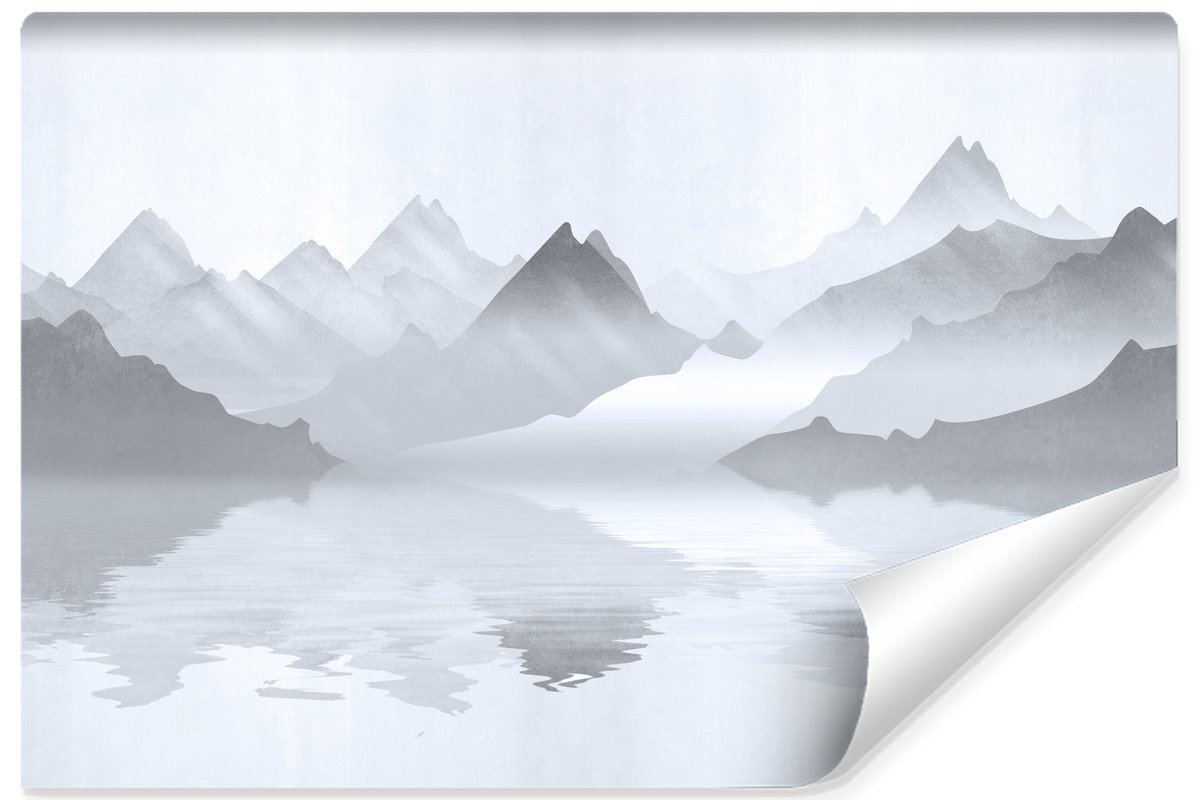 Fototapeta Do Sypialni Krajobraz GÓRY We Mgle Jezioro Abstrakcja 90cm x 60cm - Muralo | Sklep ...
