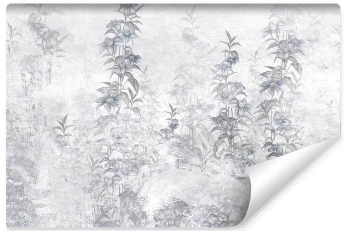 Fototapeta Do Sypialni Kwiaty Natura Beton Mural Abstrakcja 368cm X 254cm - Muralo | Sklep EMPIK.COM