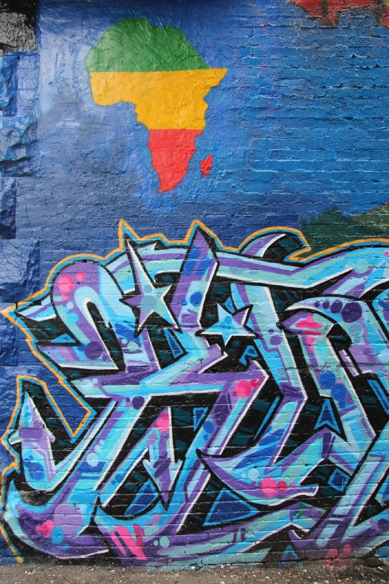 FOTOTAPETA GRAFFITI MUR NAPISY - AgmArt | Sklep EMPIK.COM