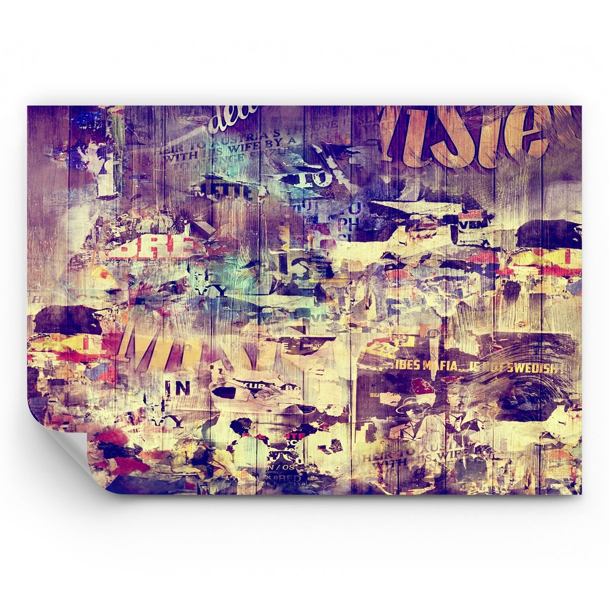 FOTOTAPETA Graffiti, Mural, Grafika TAPETA NA ŚCIANĘ DO SYPIALNI SALONU ...