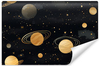 Fototapeta Młodzieżowa Planety Kosmos Gwiazdy Galaktyka 315cm X 210cm - Muralo | Sklep EMPIK.COM