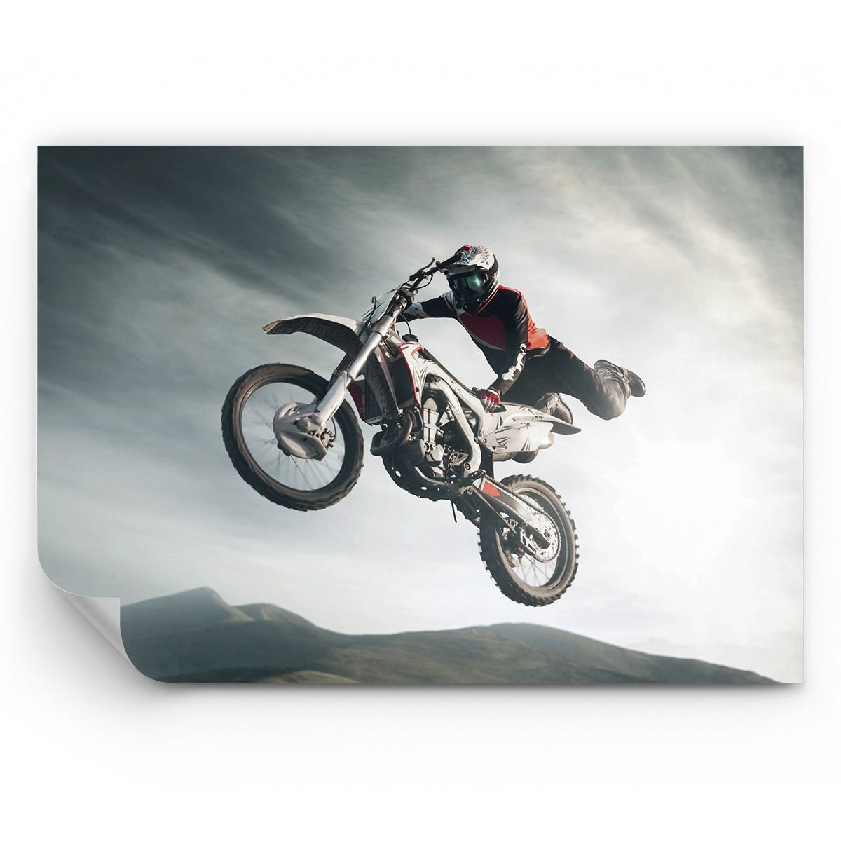 FOTOTAPETA Motocross, Motocykl, Motocyklista TAPETA NA ŚCIANĘ DO ...
