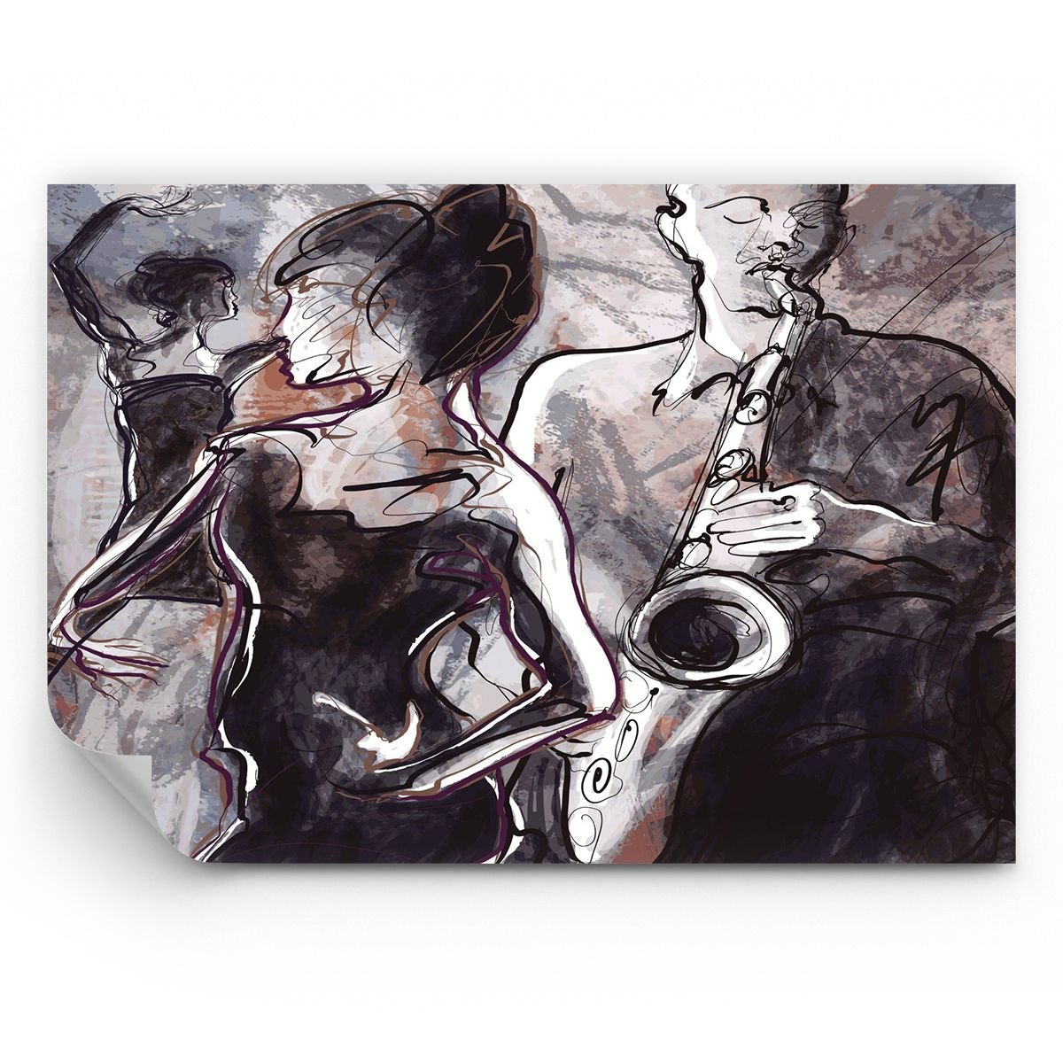 FOTOTAPETA Muzyka, Jazz, Taniec TAPETA NA ŚCIANĘ DO SYPIALNI SALONU ...