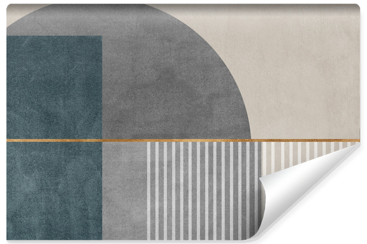 Fototapeta Nowoczesny Wzór Geometryczny Na Betonie ABSTRAKCJA 180cm x 120cm - Muralo | Sklep ...