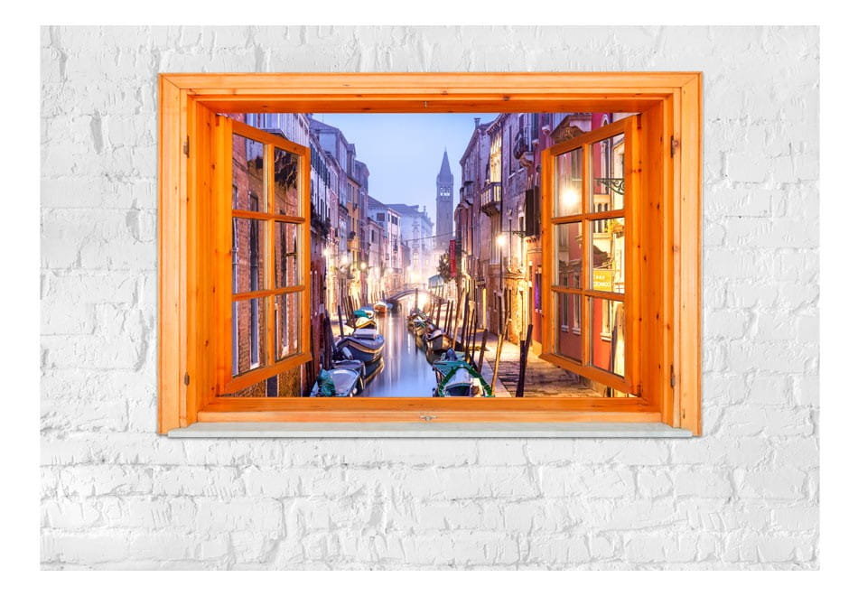 Fototapeta, Okno na Wenecję, 400x280 cm - DecoNest | Sklep EMPIK.COM