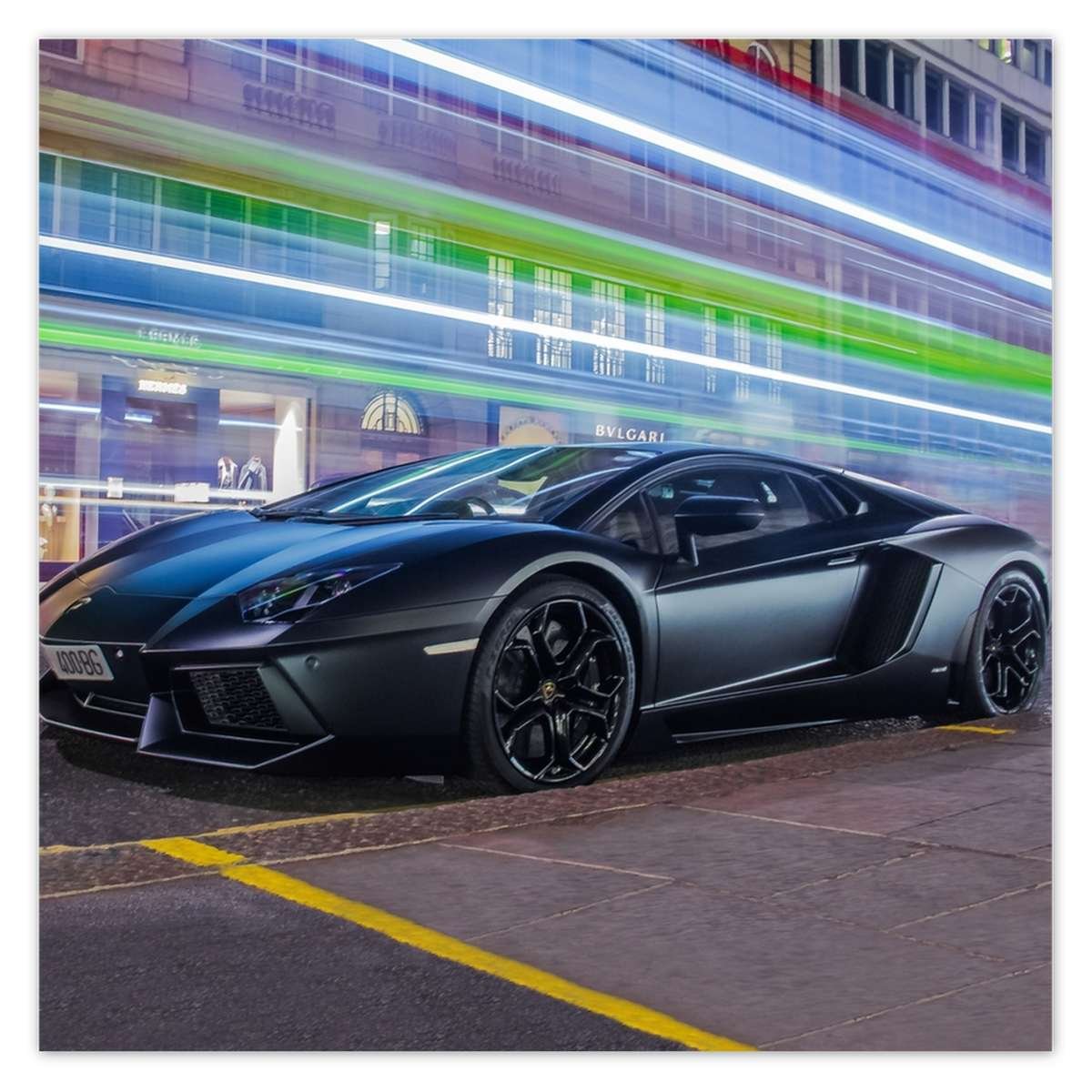Fototapeta Sportowe auto Lambo, 208x208cm - ZeSmakiem | Sklep EMPIK.COM