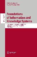 Foundations of Information and Knowledge Systems - Springer-Verlag Gmbh | Książka w Empik