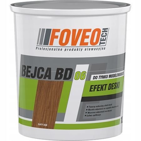 FOVEO BEJCA DO TYNKU BD 06 ZŁOTY DĄB 1L - FOVEO | Sklep EMPIK.COM