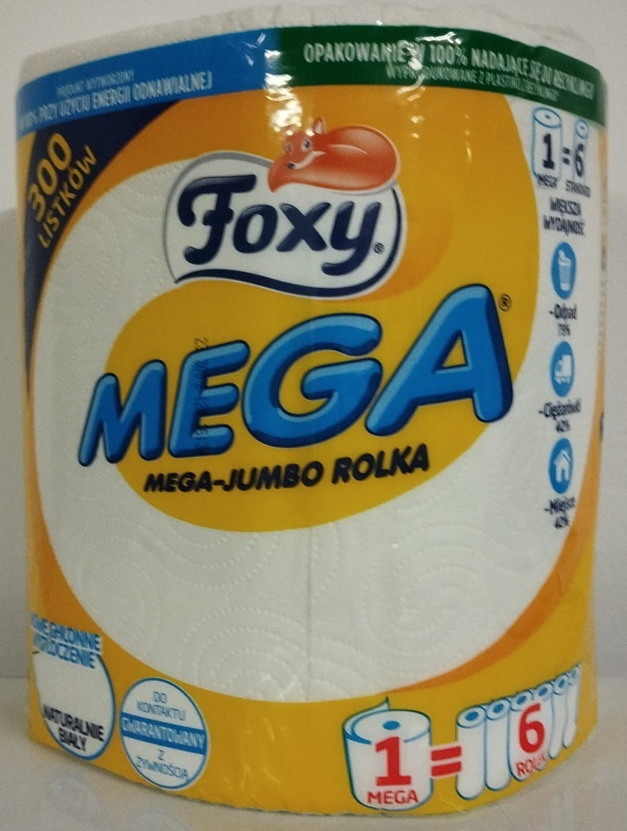 Foxy Mega Jumbo Ręcznik Papierowy Xxl 300 Listków - Foxy | Sklep EMPIK.COM