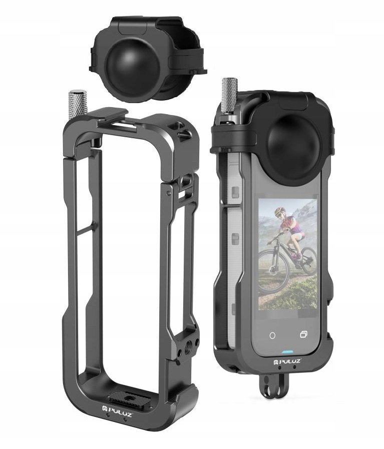 Frame Mount Uchwyt Obudowa Ramka 2x ISO na GoPro + Dekielek do Insta360 X4 - Puluz | Sklep EMPIK.COM