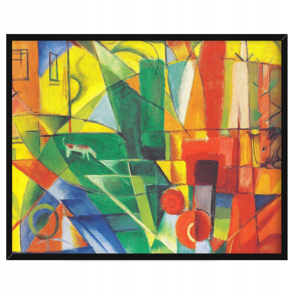 Franz Marc Krajobraz z domami 40x50 - ANTYKWARIAT "CZUŁA JEST NOC ...