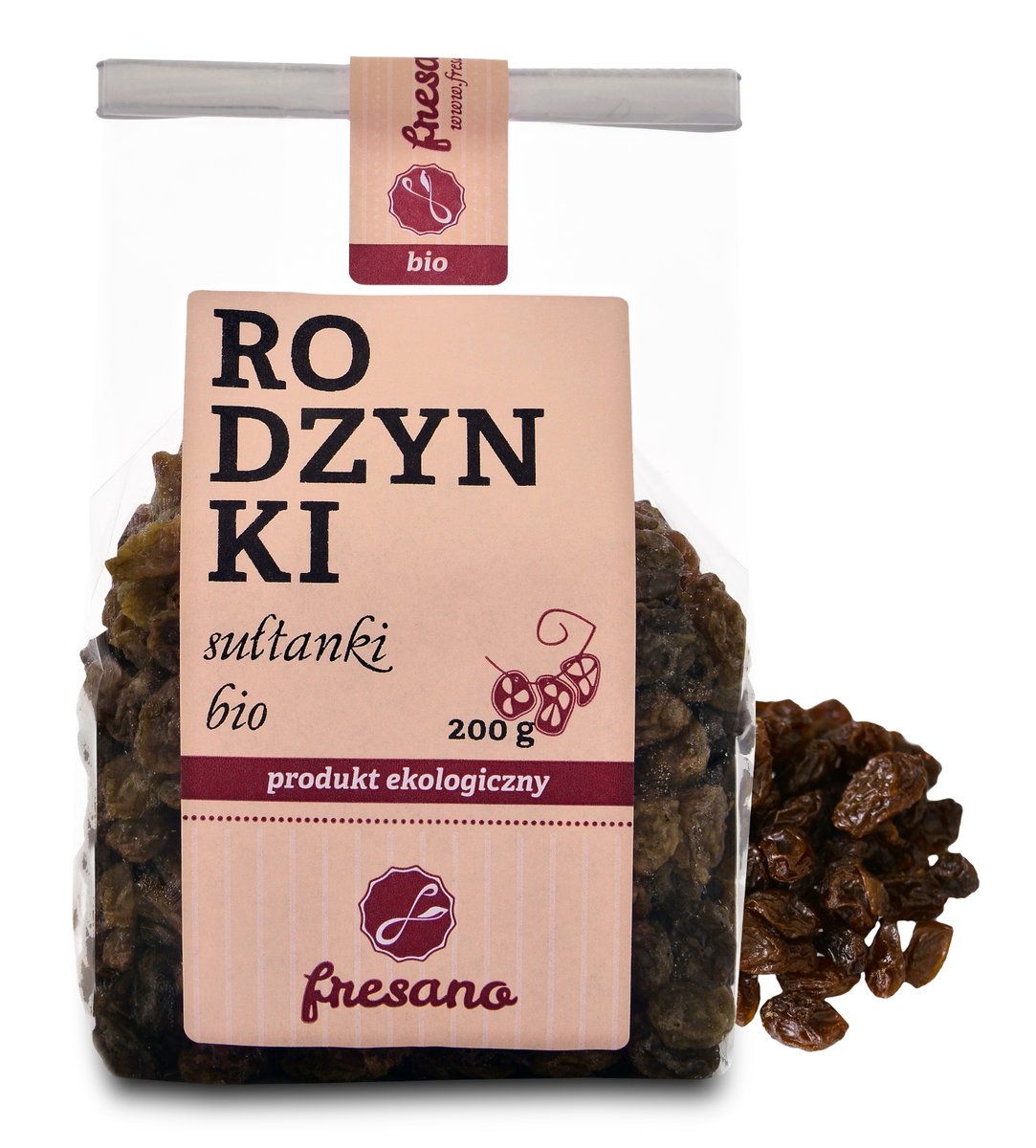 Fresano Suszone Owoce Rodzynki Sułtanki Bio 200g - Fresano | Sklep ...