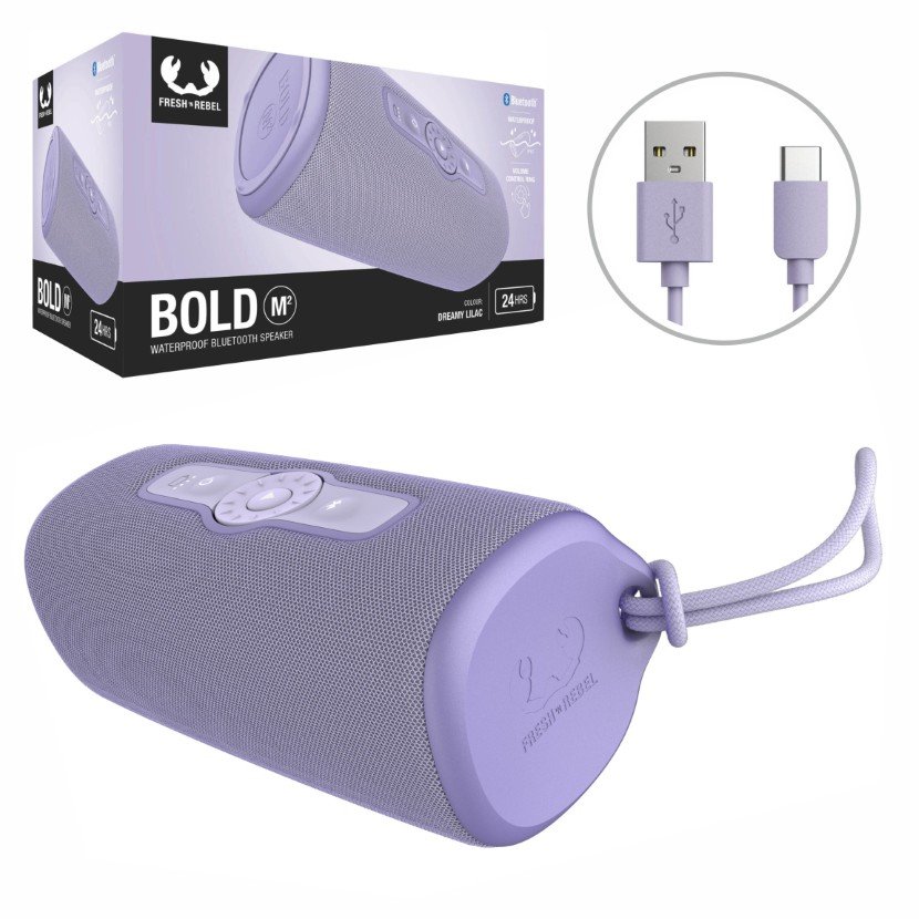 FRESH 'N REBEL GŁOŚNIK BEZPRZEWODOWY BOLD M2 DREAMY LILAC - Fresh 'n ...