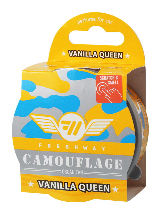 Freshway zapach samochodowy w puszcze organican camouflage - vanilla ...