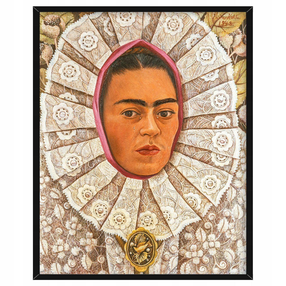 Frida Kahlo Autoportret OBRAZ 50x40 - ANTYKWARIAT "CZUŁA JEST NOC ...