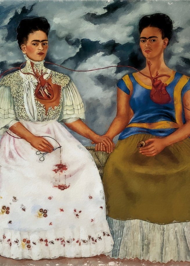FRIDA KAHLO DWIE FRIDY PLAKAT A2 59,4x42cm #449 - KMB PRESS | Sklep ...