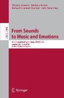 From Sounds to Music and Emotions - Springer | Książka w Empik