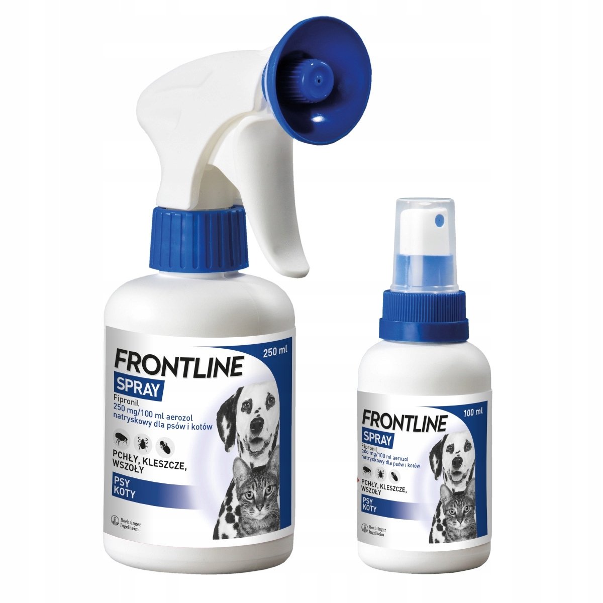 Frontline 250 Ml Spray Na Pchły I Kleszcze Z Fipronilem Preparat ...