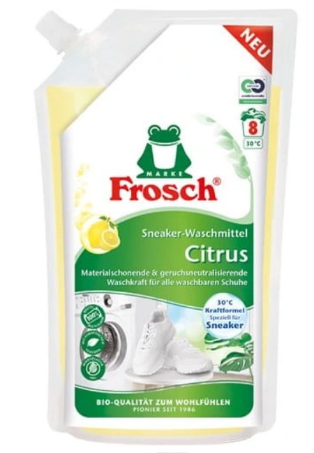 Frosch Sneaker-Waschmittel Citrus Płyn do prania obuwia sportowego 480 ...