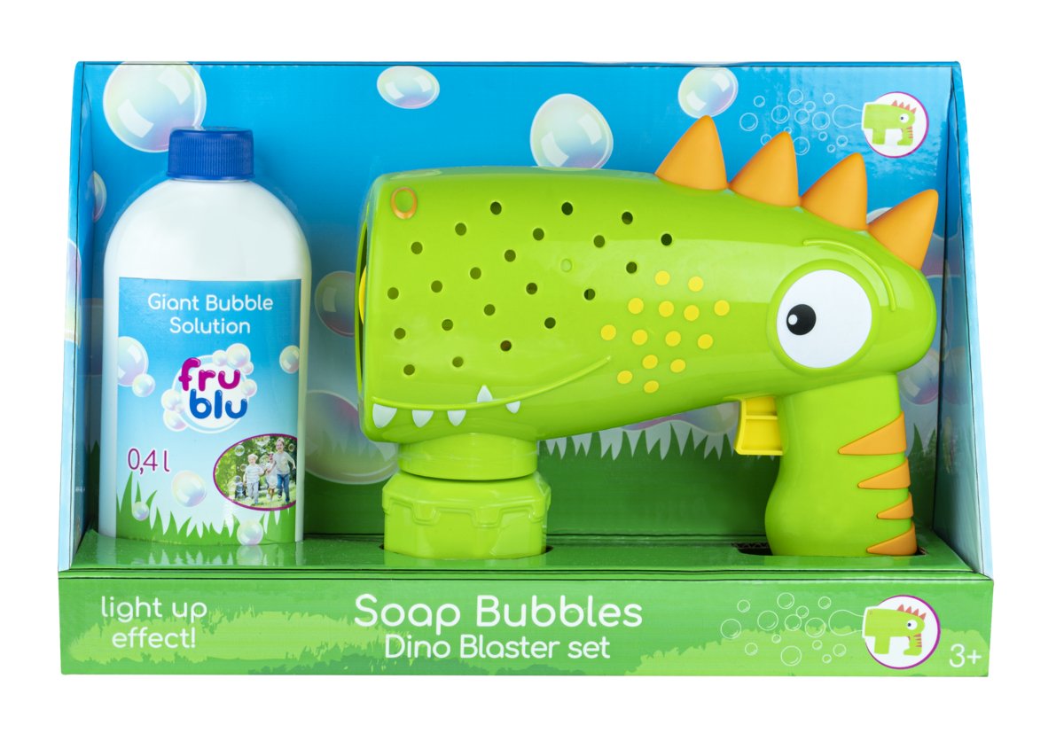 Fru Blu Blaster Dino + Płyn 0,4L - TM Toys | Sklep EMPIK.COM