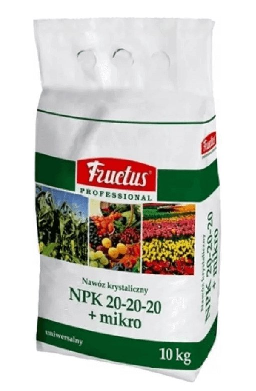 Fructus Professional NPK 20-20-20 + mikro 10kg - FRUCTUS | Sklep EMPIK.COM